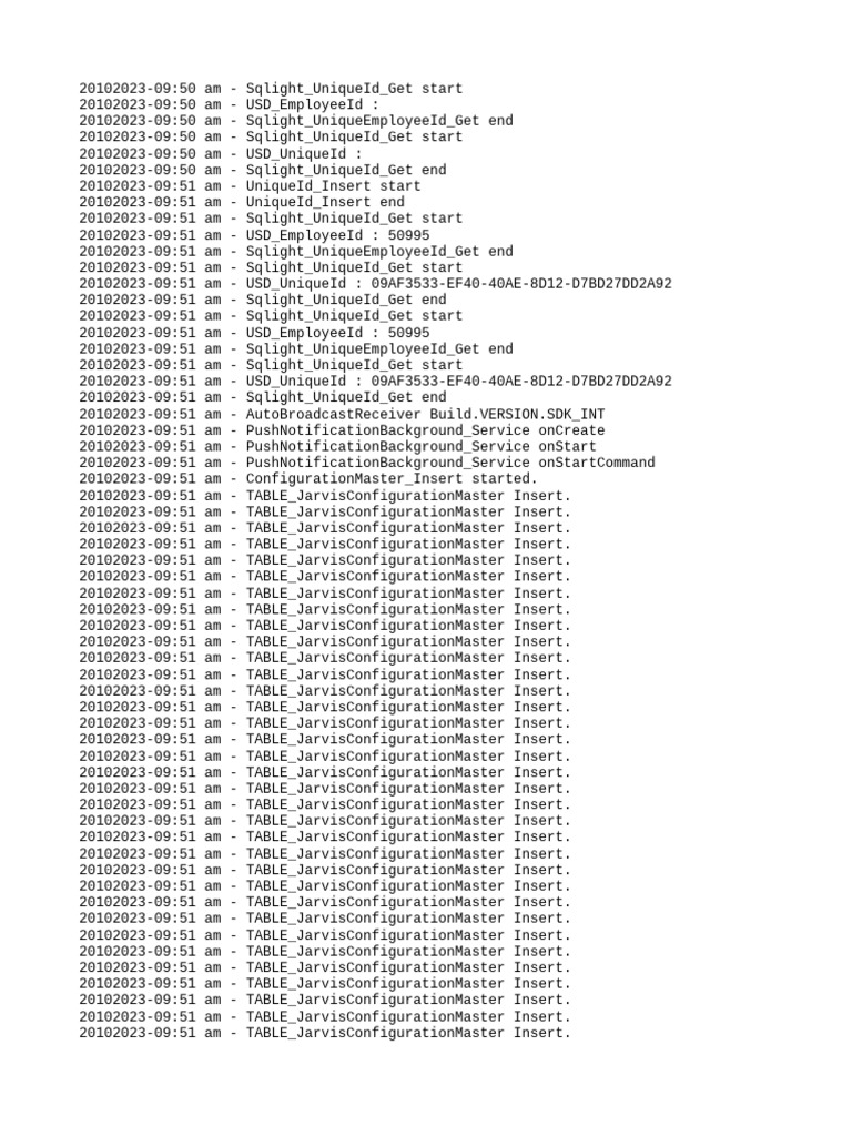 20102023_Jarvis_Log | PDF | Information Retrieval | Data Management