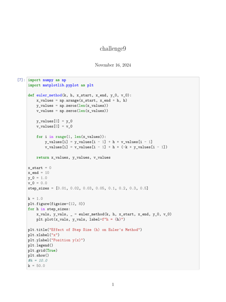Computational Engineering COE 311K Challenge9 | PDF