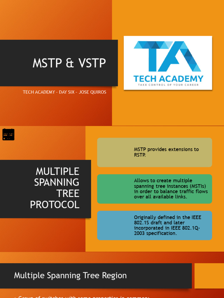 MSTP & VSTP for Network Engineers | PDF | Communications Protocols ...