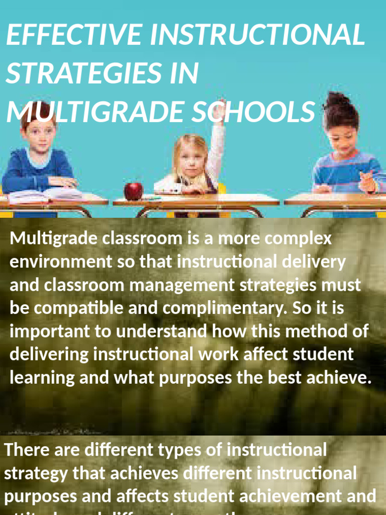 Multi Grade | PDF | Teachers | Learning