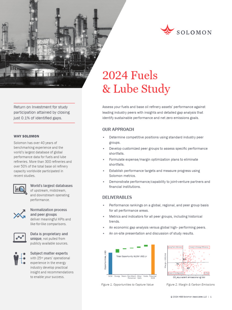 Refinery Performance Benchmarking | PDF | Performance Indicator ...