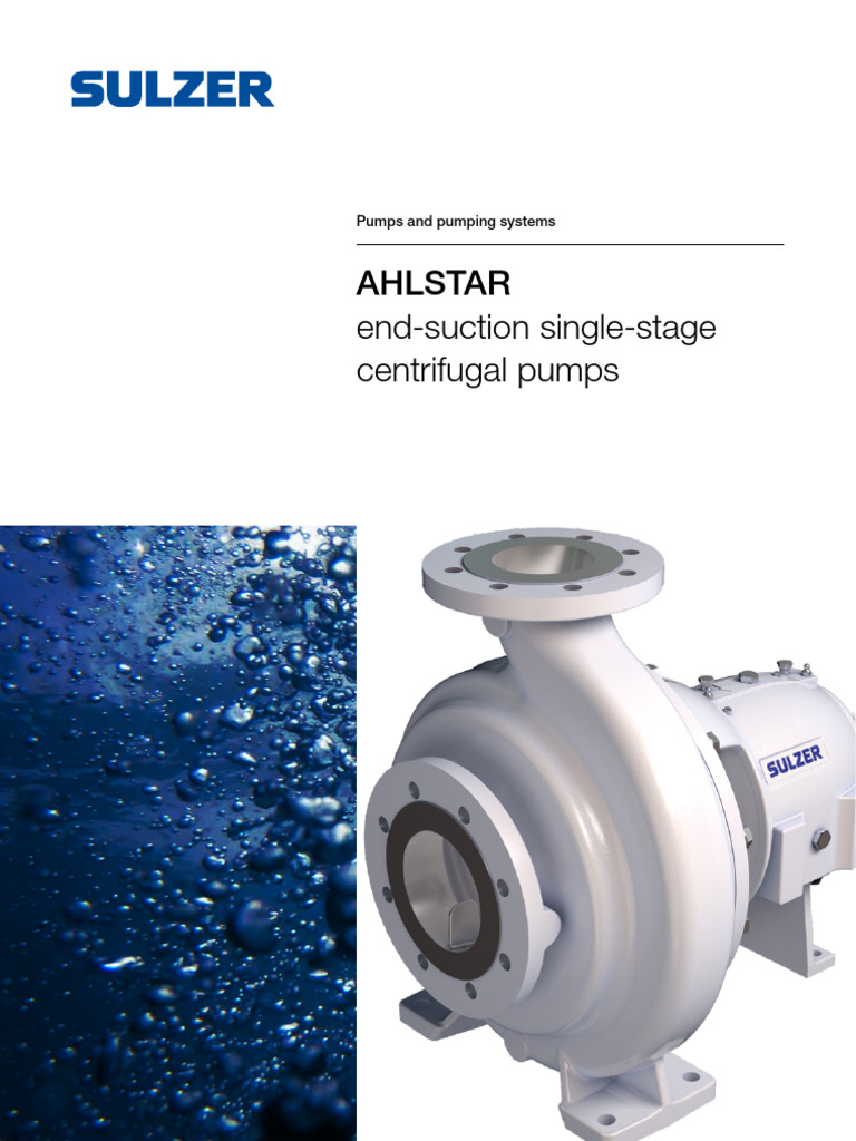 AHLSTAR Centrifugal Pump Overview | PDF | Pump | Pipe (Fluid Conveyance)