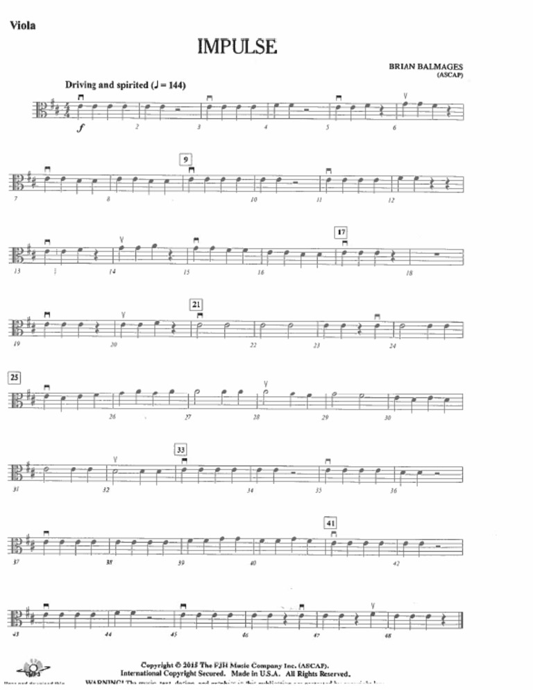 Impulse - Viola | PDF