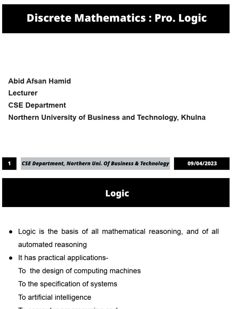 Chapter 4 Proportional Logic | PDF | If And Only If | Logic