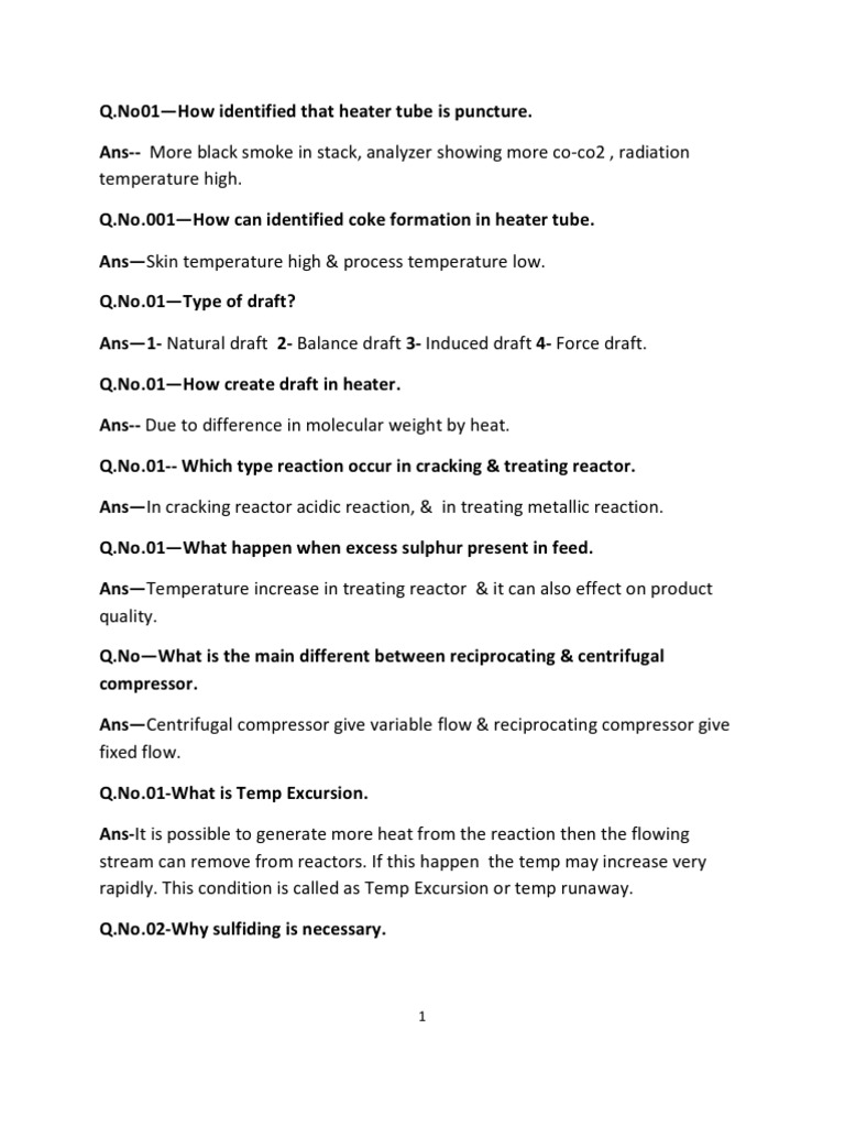 Hydro Cracker Q&A | PDF | Gas Compressor | Pump