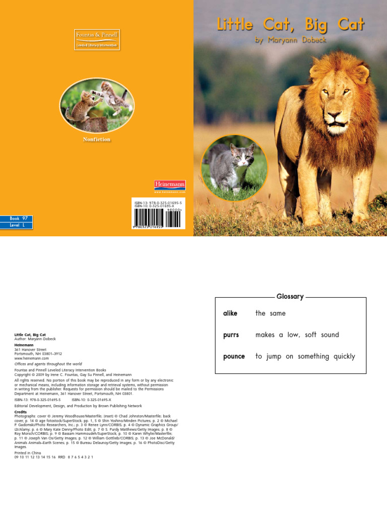 97 Little Cat,Big Cat | PDF | Cats | Felids