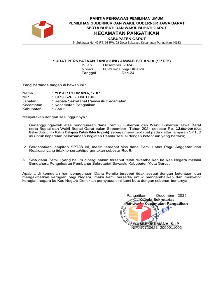 2. Bku Sukawening Desember 2024 | PDF