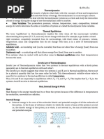 Class 11 Physics: Thermodynamics Notes | PDF | Heat | Second Law Of ...