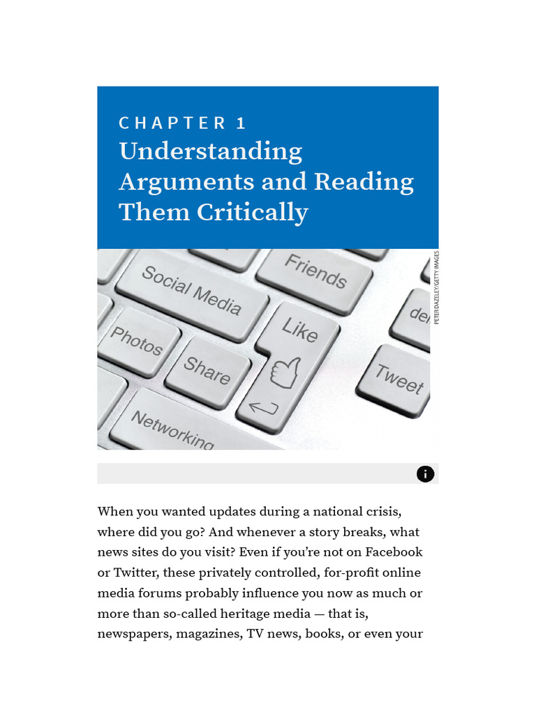 Everything's An Argument | PDF | Social Media | Popular Culture & Media ...