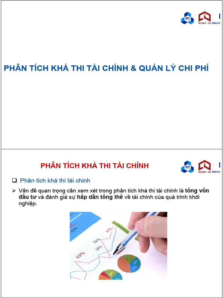 Buoi 4 - Phan Tich Kha Thi Tai Chinh Va Quan Ly Chi Phi Du An | PDF