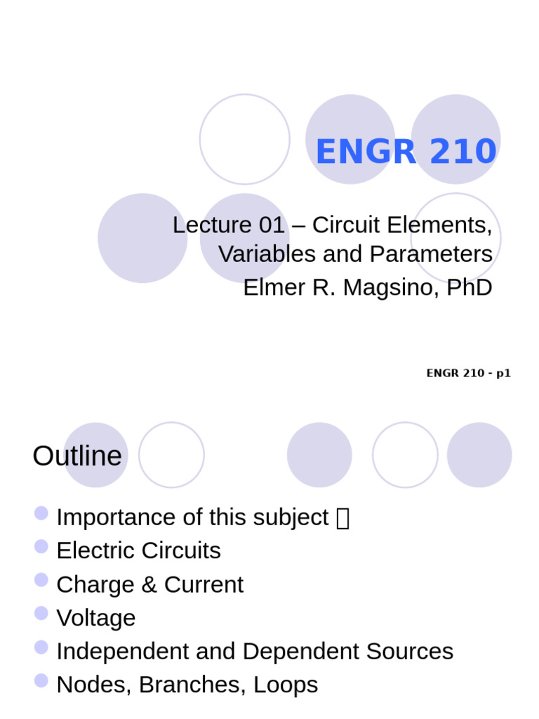 Lecture01 - Introductory Concepts | PDF | Electric Charge | Voltage
