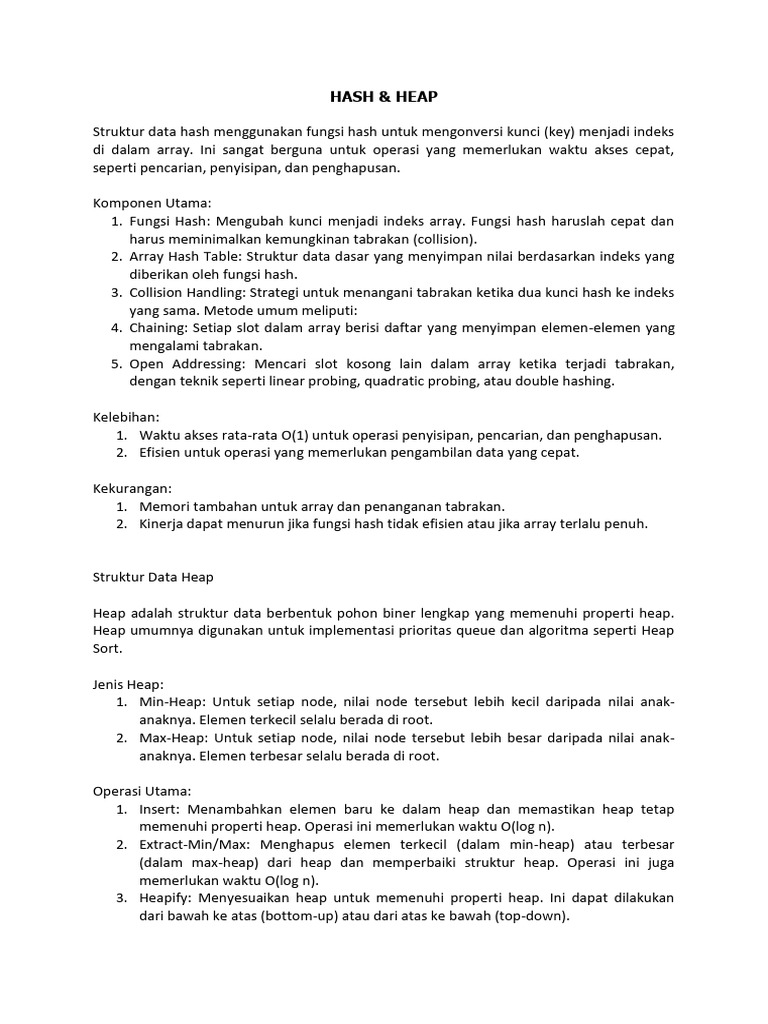 19. Hash & Heap | PDF