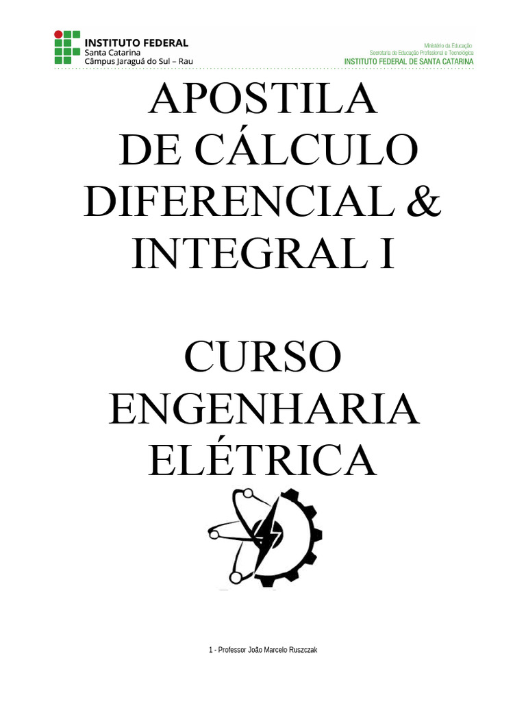 Cálculo Diferencial e Integral I: Limites e Derivadas | PDF ...
