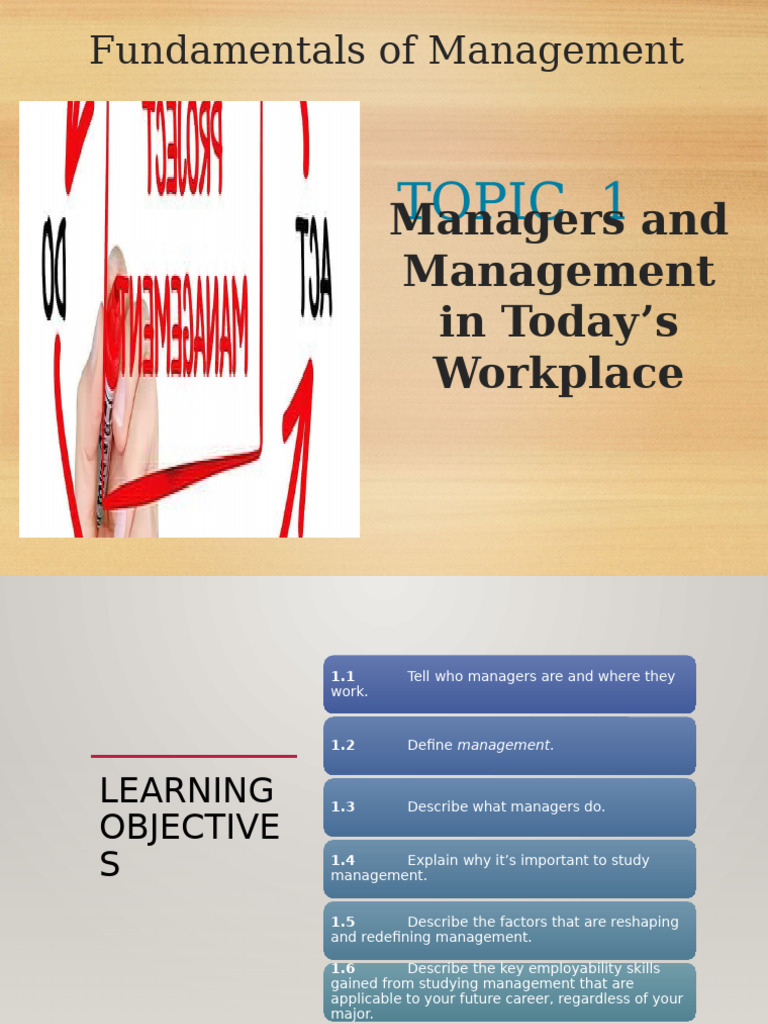 TOPIC 1 | PDF | Employment | Strategic Management