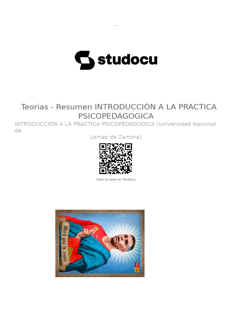 teorias-resumen-introduccion-a-la-practica-psicopedagogica | PDF