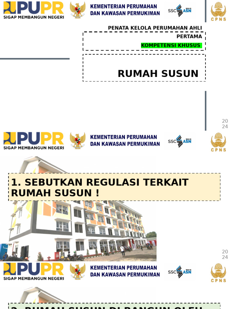 02. Skb Khusus Rumah Susun | PDF