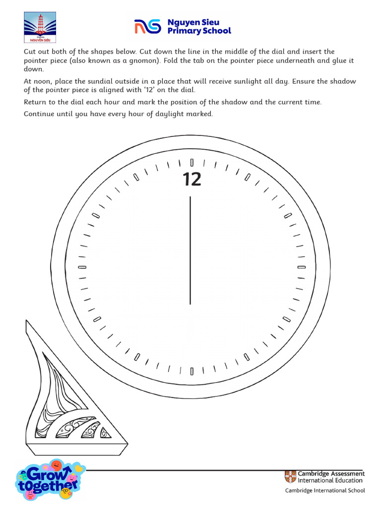 DIY Sundial Instructions for Accurate Timekeeping | PDF