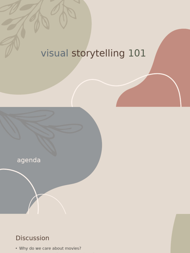 Visual Storytelling 101 Ept 2024 | PDF | Storytelling | Body Language