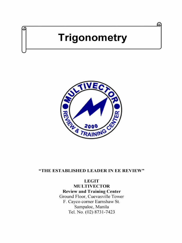 02 - Trigonometry | PDF