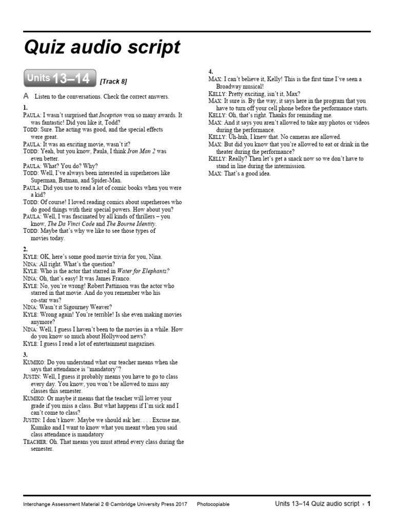 IC5_L2_WQ_U13to14_Script | PDF