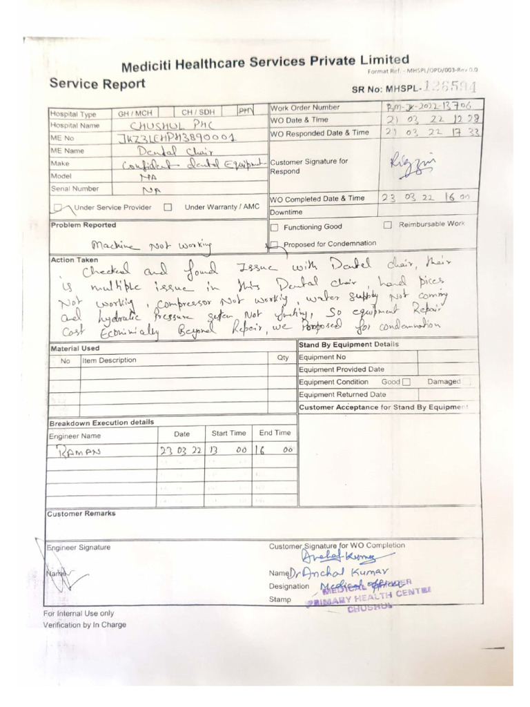 service report | PDF