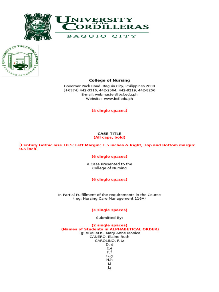 CASE-FORMAT | PDF | Lung | Clinical Medicine