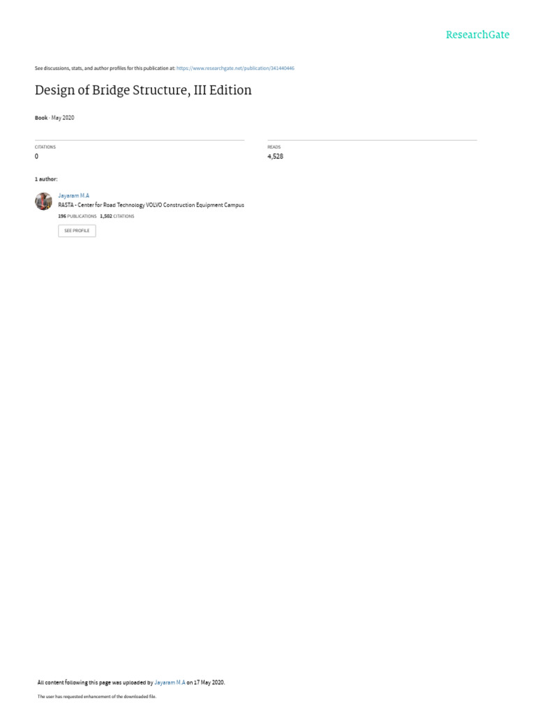 Designof Bridge Structures | PDF