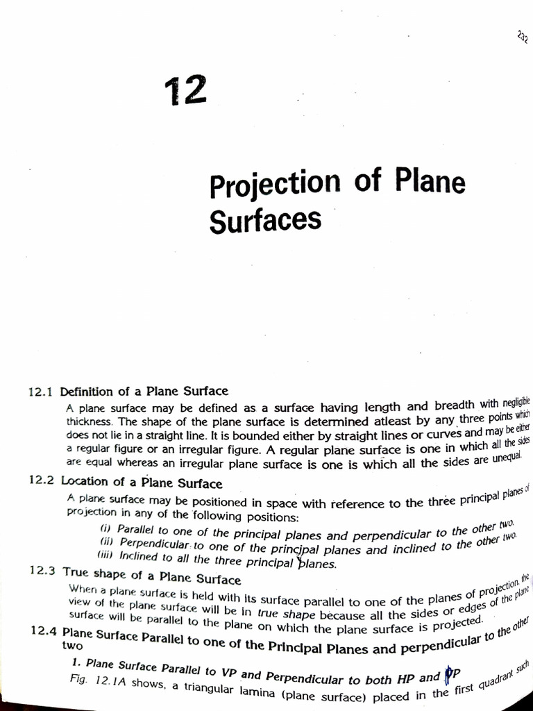 Projection of planes | PDF | Triangle | Orbital Inclination
