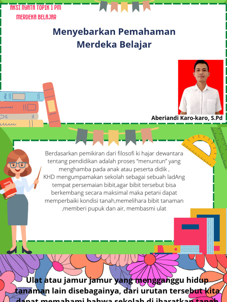 Aksi Nyata Topik 1 PMM Merdeka Belajar Menyebarkan Pemahaman Merdeka Belajar Aksi Nyata Topik 1 ...