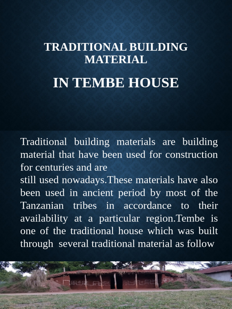 Traditional Building Material | PDF