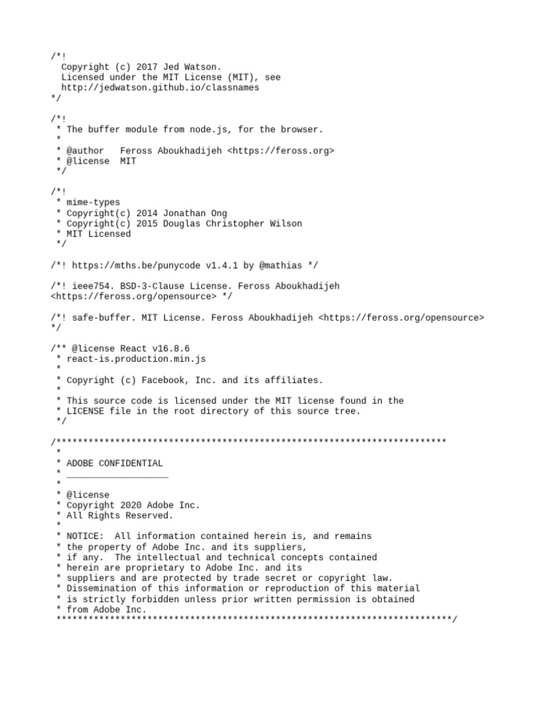 Index Js LICENSE | PDF