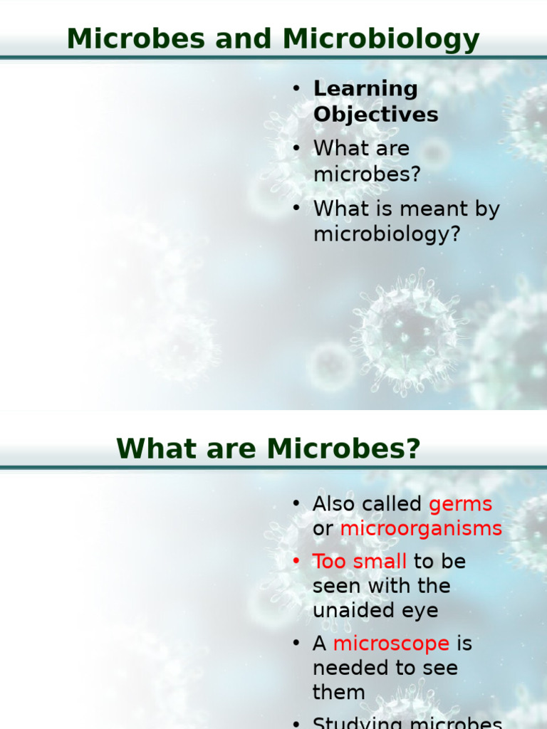 Microbiology Basics for Students | PDF