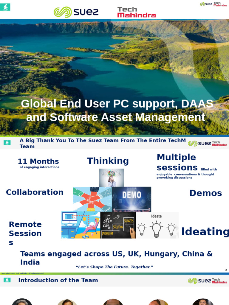 TechMahindra Proposal Suez WTS Solution Presentation - 15th Sep | PDF ...