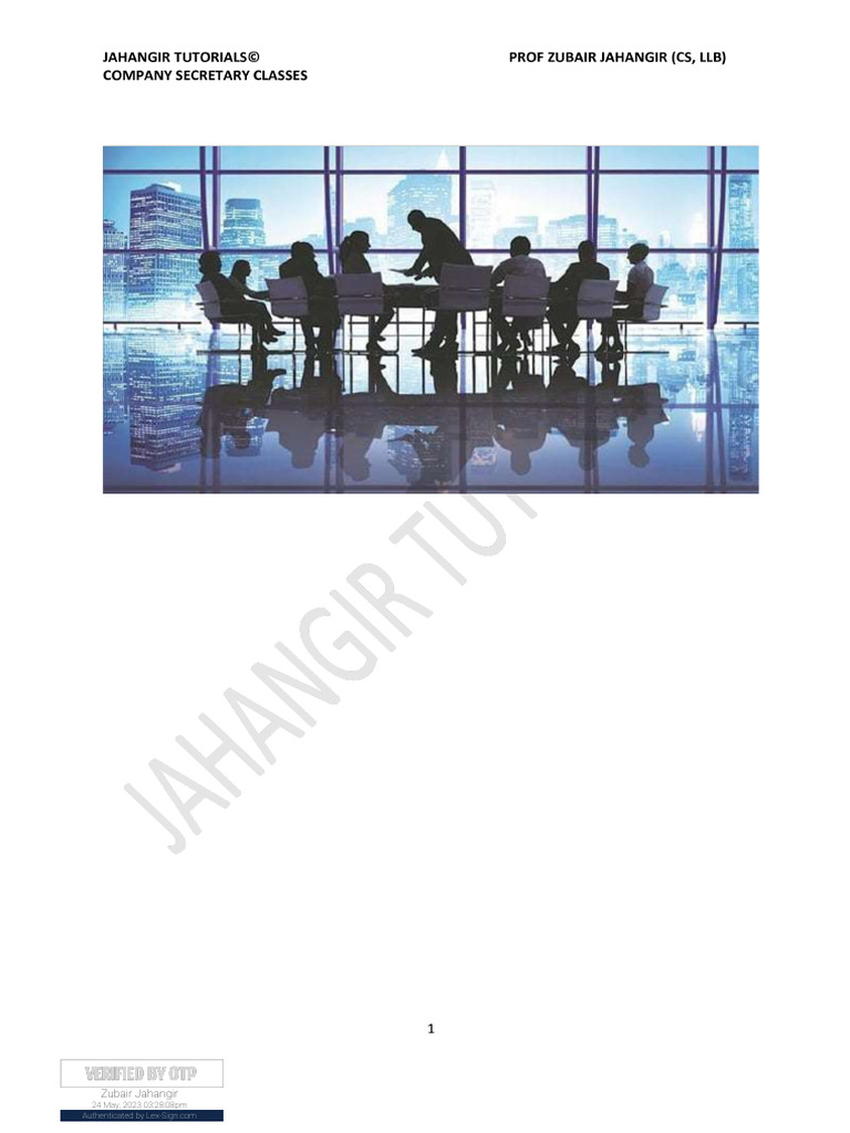 Section 173-195 Meetings of Board and Its Powers 2023 Lex Sign | PDF