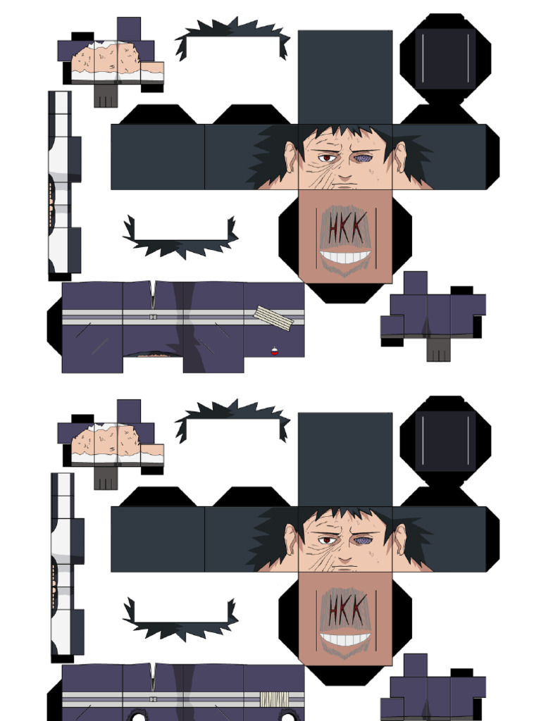 Obito Paper Toy Paper Craft | PDF