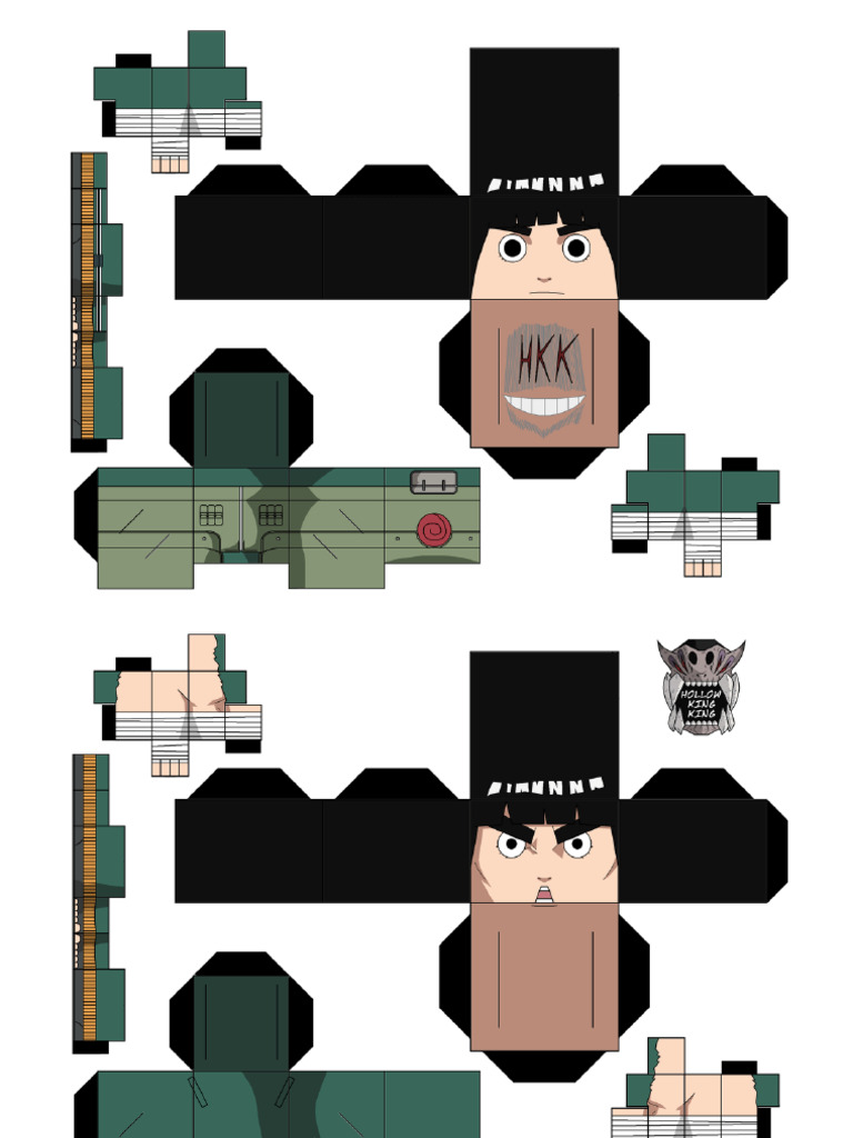 Rock Lee Paper Toy Paper Craft | PDF