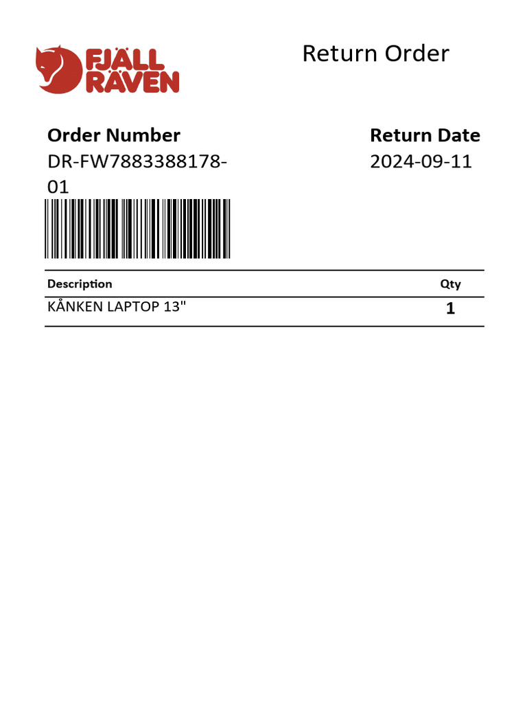 ReturnLabel FW7883388178 | PDF