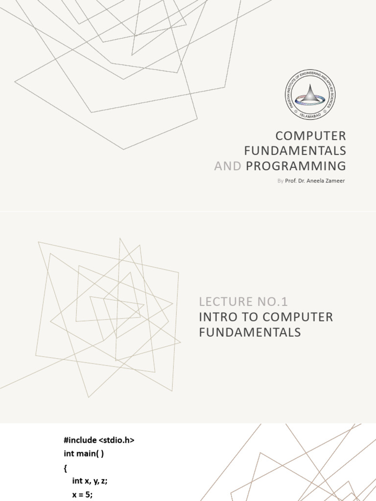 04 - Computer Fundamentals - Zero Semester | PDF | Integer (Computer Science) | Data Type
