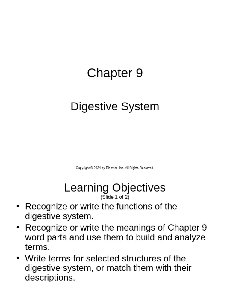BIOL 1000 10th Ed Ch 9 | PDF | Human Digestive System | Digestion