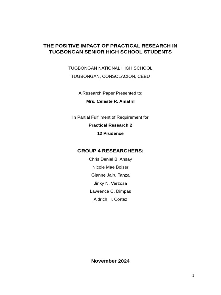 Practical Research | PDF | Constructivism (Philosophy Of Education ...