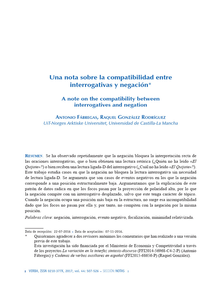 3471-Texto Del Artículo-21843-1-10-20170925 | PDF | Verbo | Gramática