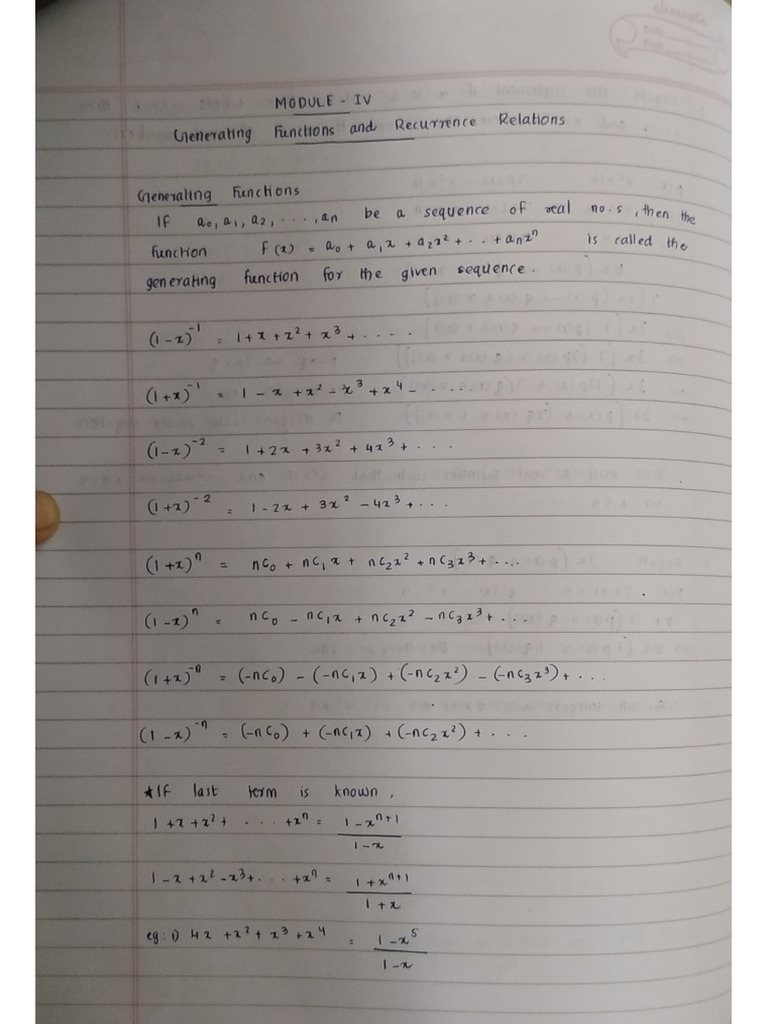 Maths Module-4 | PDF