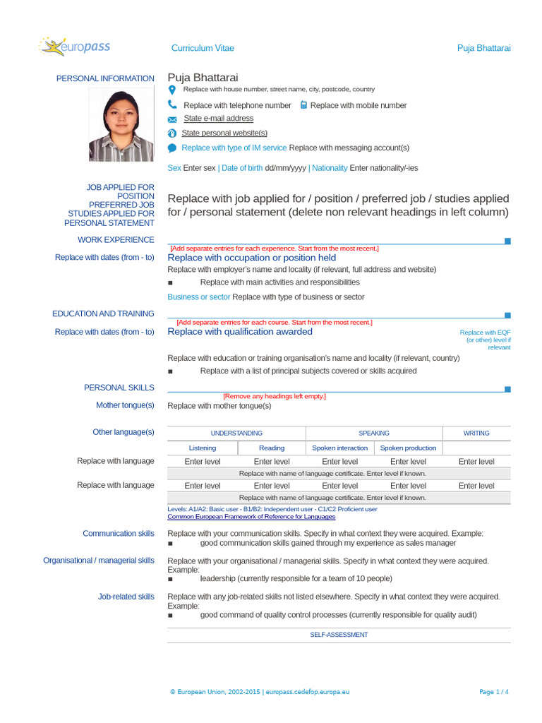 Personal Information | PDF
