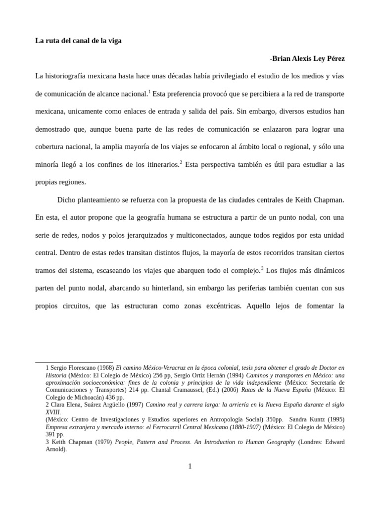trabajo canal de la viga BRIAN LEY | PDF | México | Transporte ferroviario