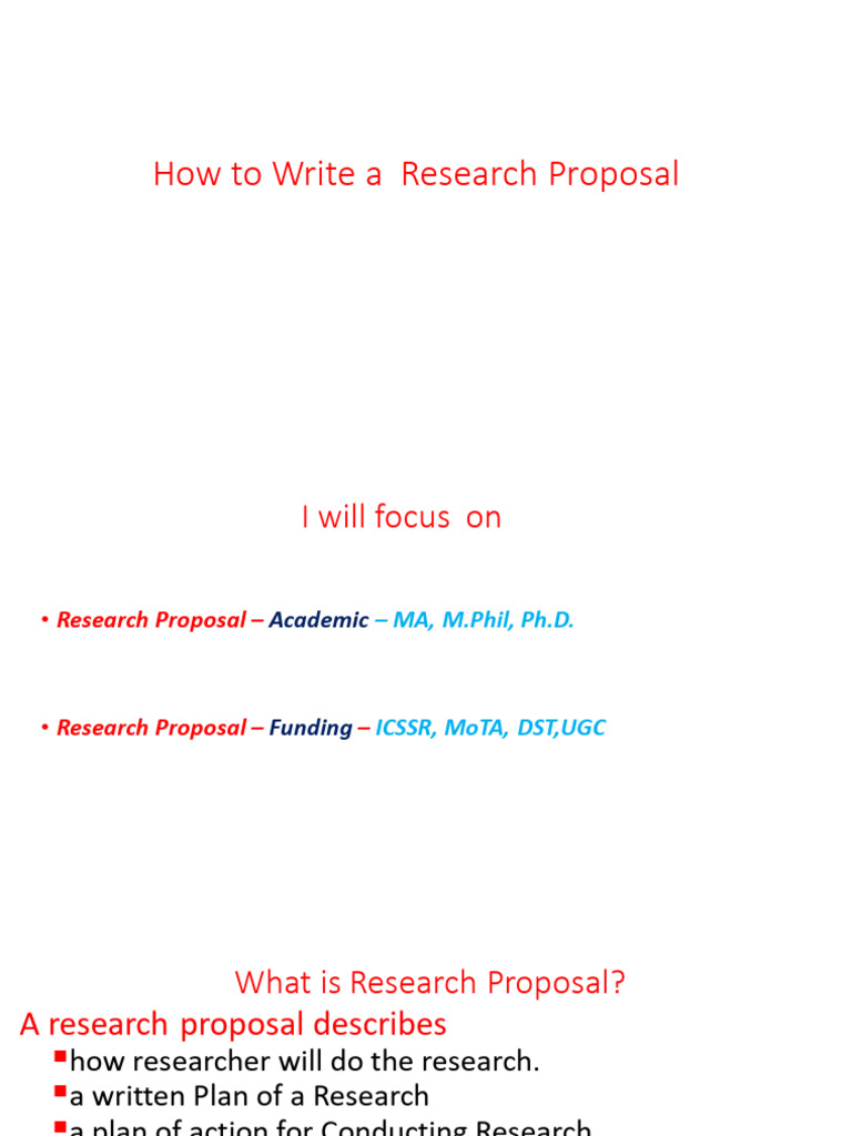 Writing A Research Proposal | PDF | Hypothesis | Sampling (Statistics)