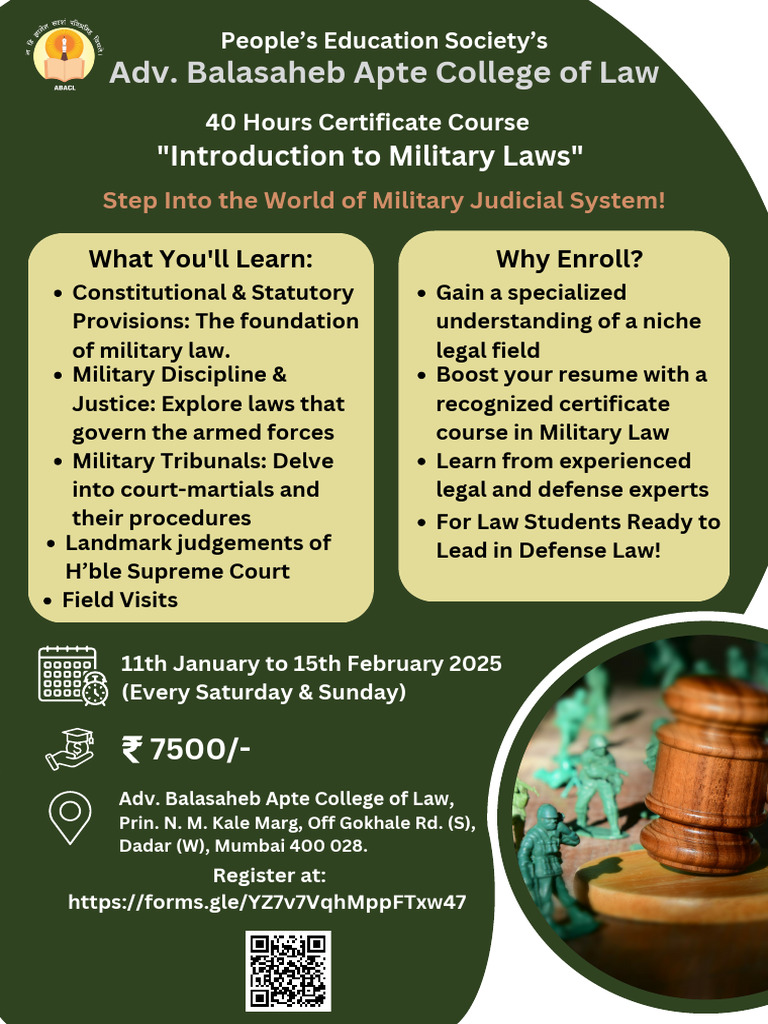 Military Law Poster | PDF