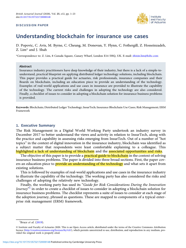 1.understanding-blockchain-for-insurance-use-cases-div | PDF ... 1.understanding-blockchain-for-insurance-use-cases-div | PDF ...