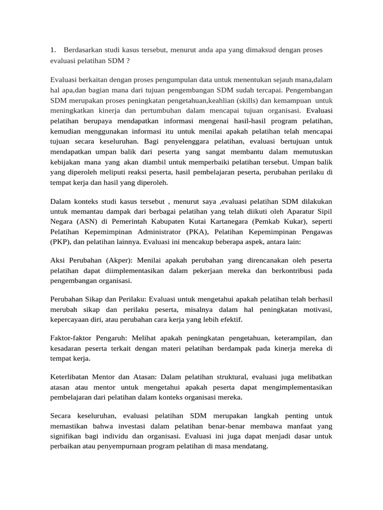 Tugas 3 Pengembangan SDM | PDF