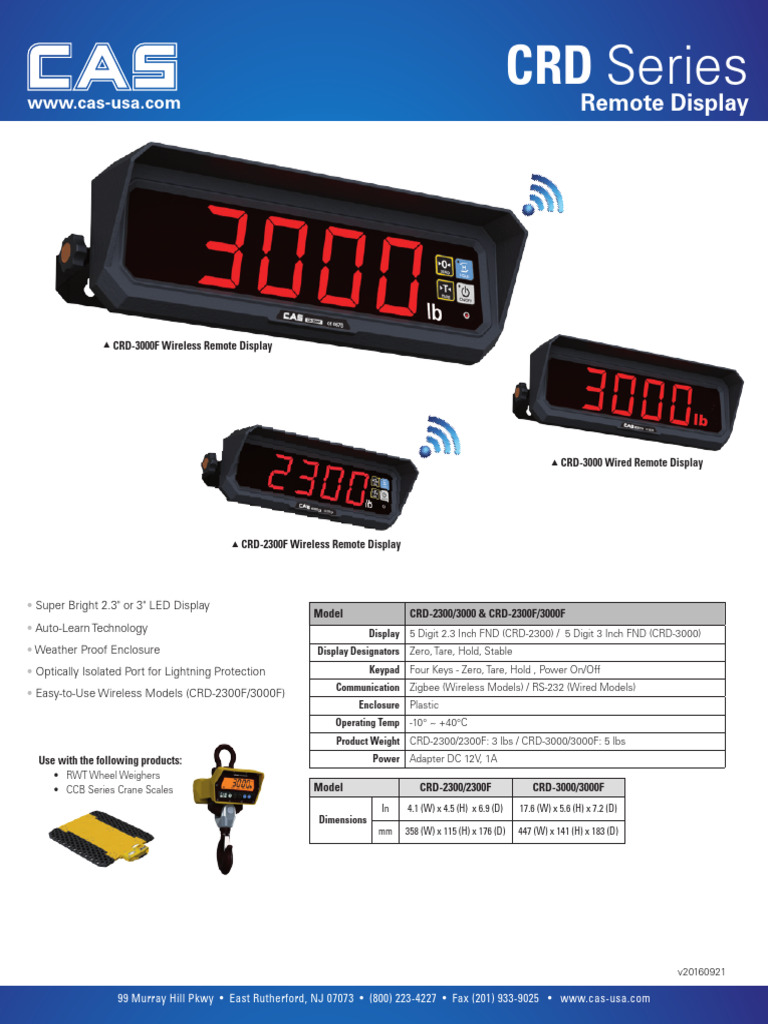 Cas CRD-3000F -1 | PDF | Electronics | Information And Communications Technology