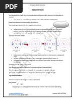 Ionic Bonding Dot and Cross Worksheet | PDF | Ion | Atoms